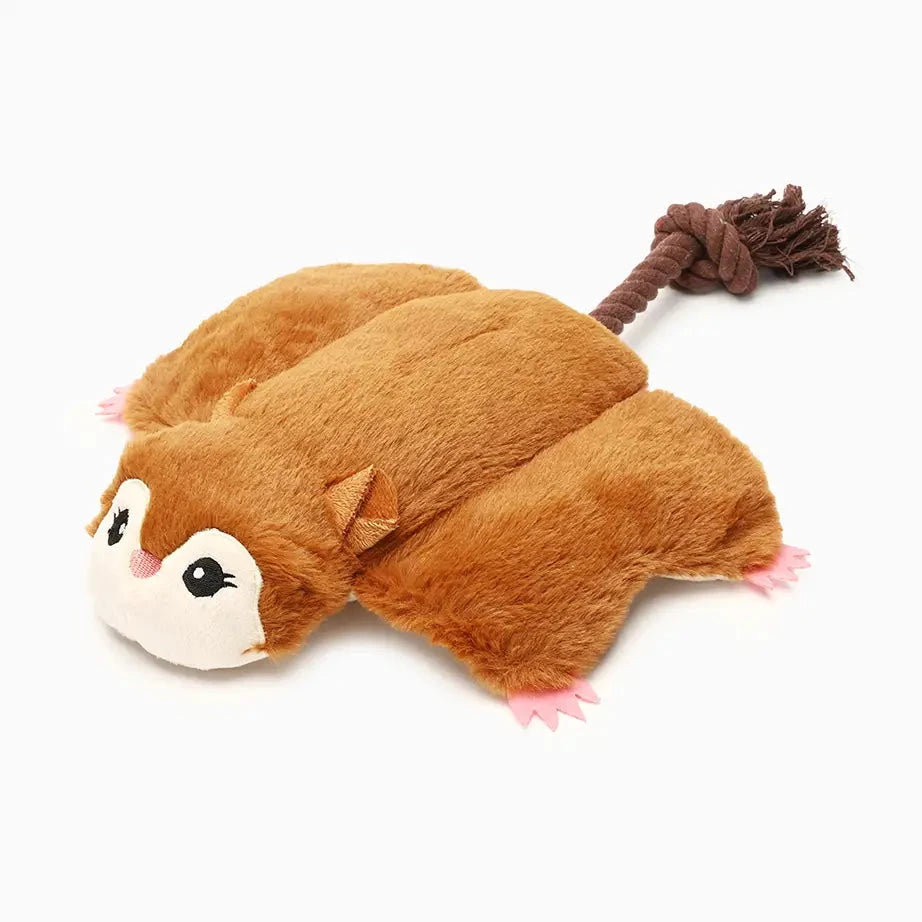 Hugsmart Pet - Flattie Animal | Rope Flying Squirrel – Château Le Woof